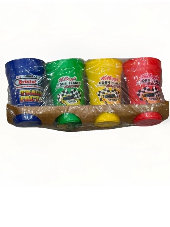 Kellogs | Party Supplies | Vintage Kelloggs Nascar Track Facts Cup Set ...